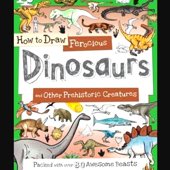 Other | How To Draw Ferocious Dinosaurs Prehistoric Creatures | Poshmark